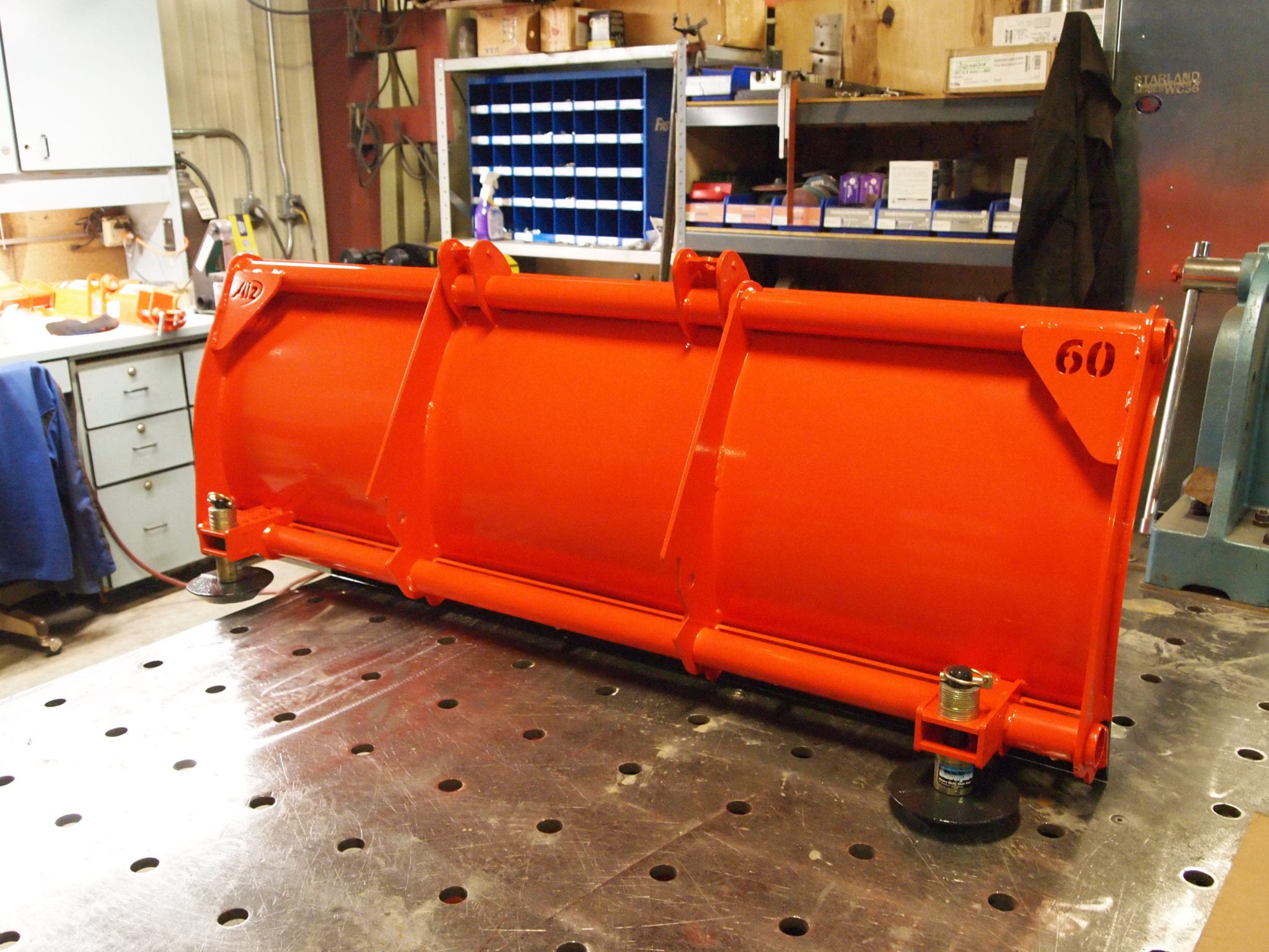 Ai2 Products Kubota BX attachments 60" loader mounted snow plow back ...