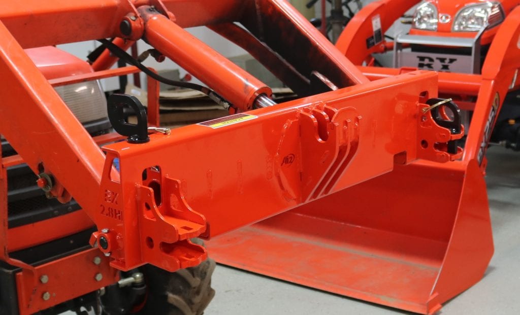 Front Loader Quick Hitch Attachment - Kubota BX Quick Attach - Ai2